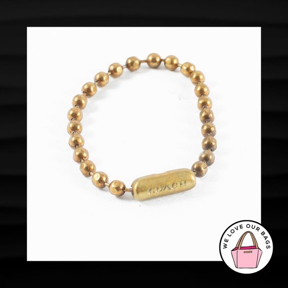 Coach | Accessories | New 375 Coach Embossed 24mm Antique Brass Ball ...